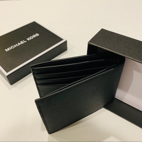 Michael Kors | Bags | Michael Kors Mens Black Wallet | Poshmark